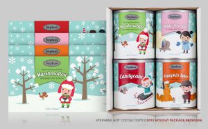 25 packagings con diseño navideño - La Criatura Creativa