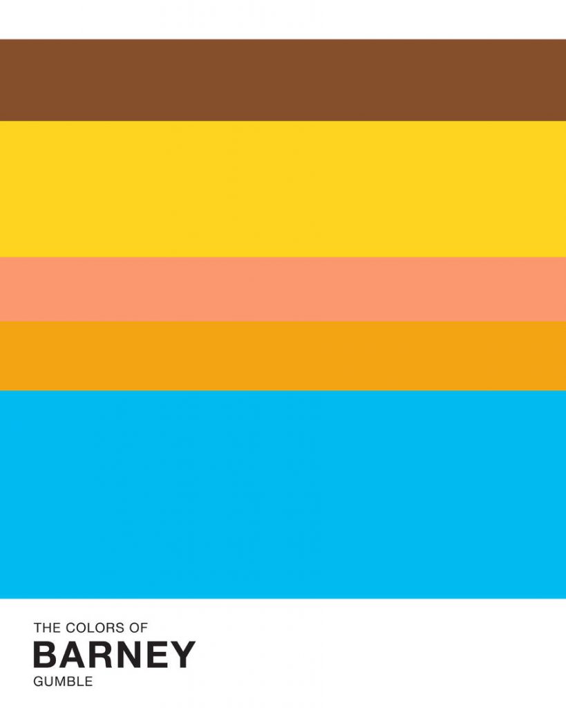 Los personajes de "Los Simpsons" en paletas de colores al estilo ...