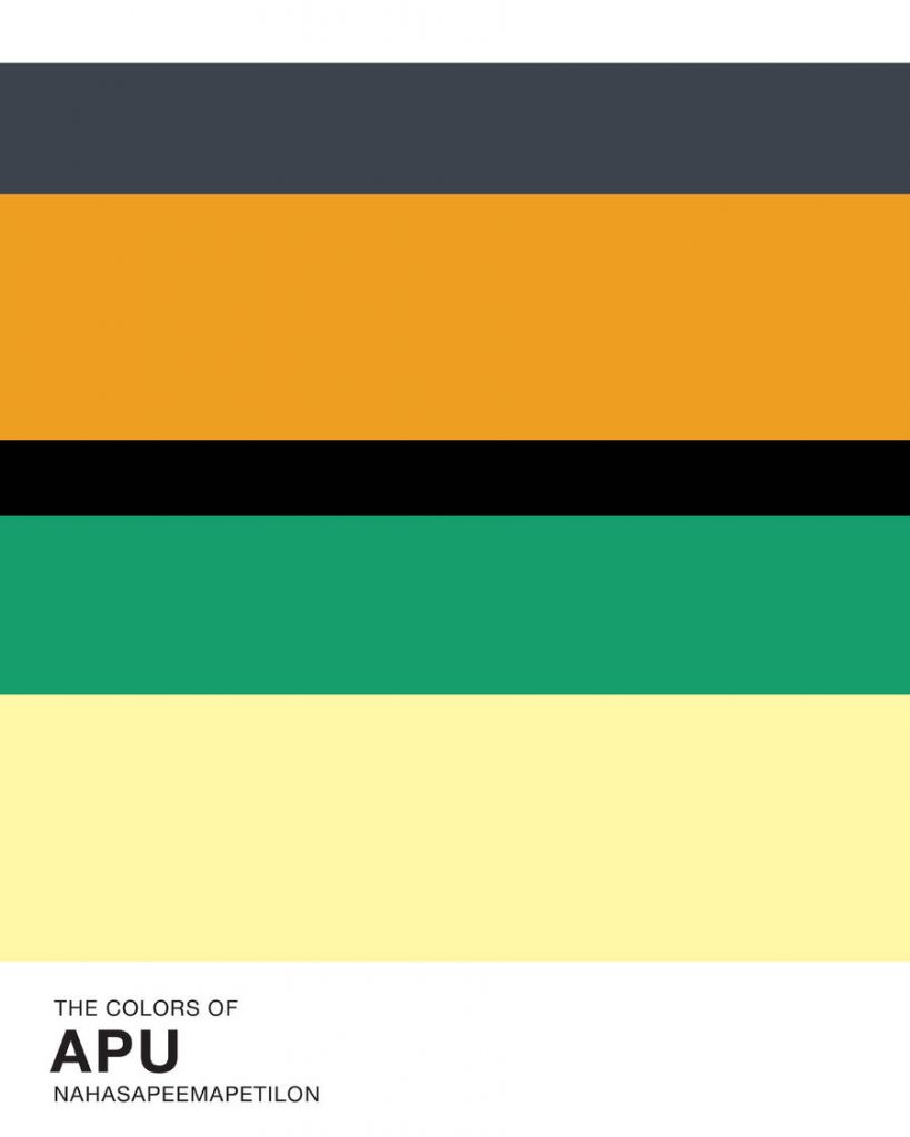 Los personajes de "Los Simpsons" en paletas de colores al estilo ...