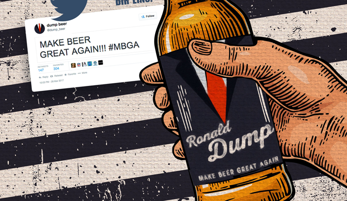 Ronald Dump, la marca de cerveza alemana que parodia al presidente de ...