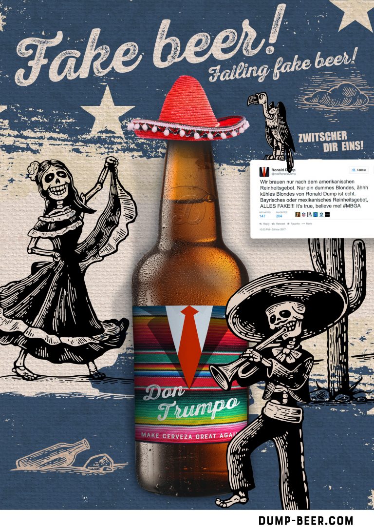 Ronald Dump, la marca de cerveza alemana que parodia al presidente de ...