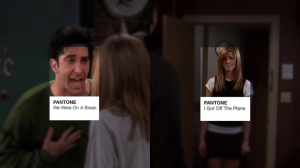 Este diseñador recrea escenas de "Friends" en versión Pantone - La ...