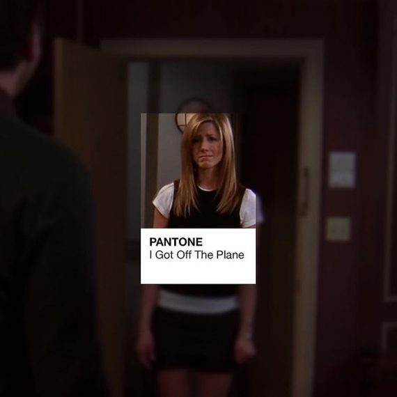 Este diseñador recrea escenas de "Friends" en versión Pantone - La ...