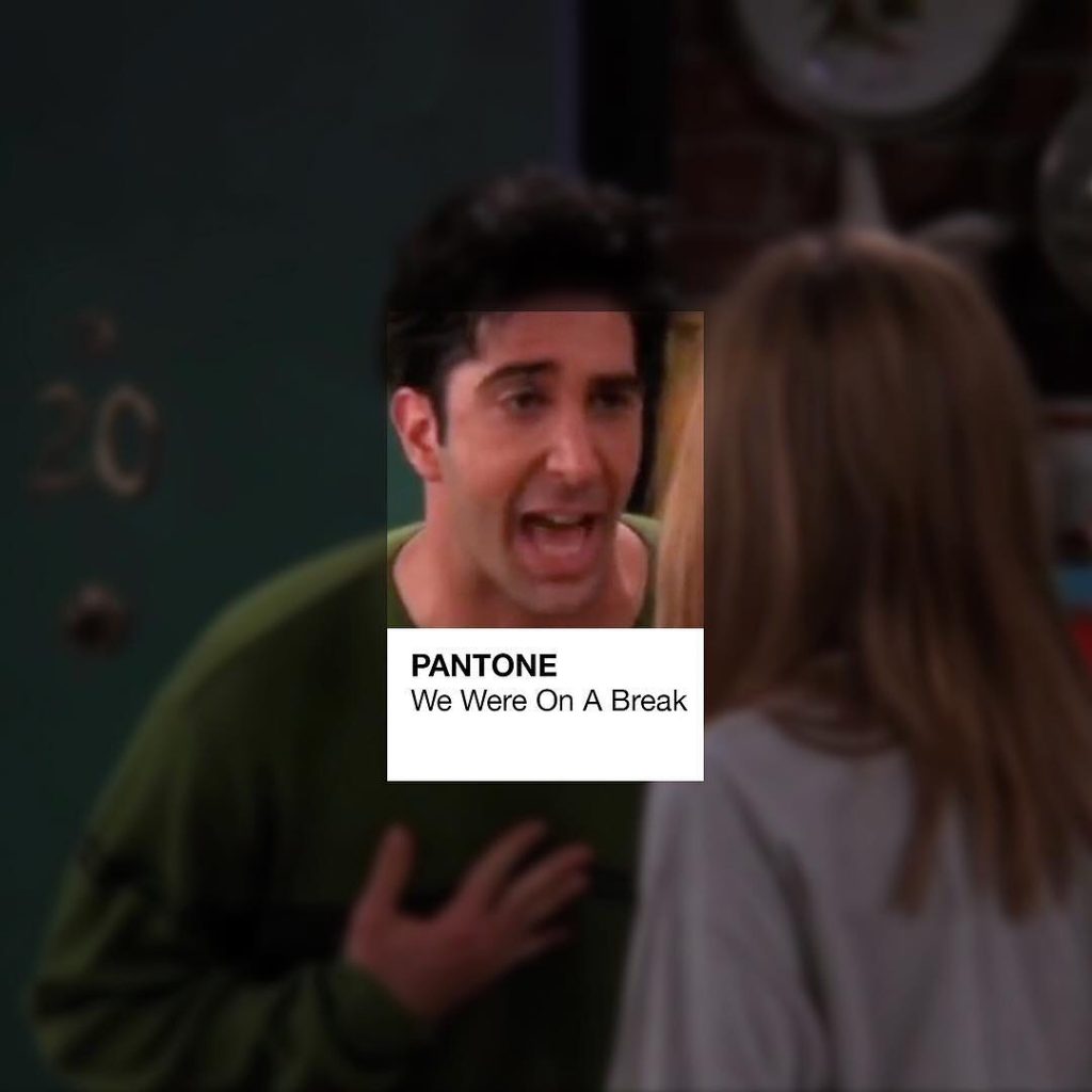 Este diseñador recrea escenas de "Friends" en versión Pantone - La ...