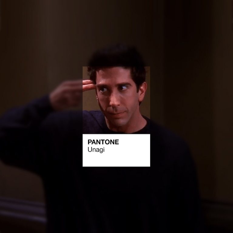 Este diseñador recrea escenas de "Friends" en versión Pantone - La ...