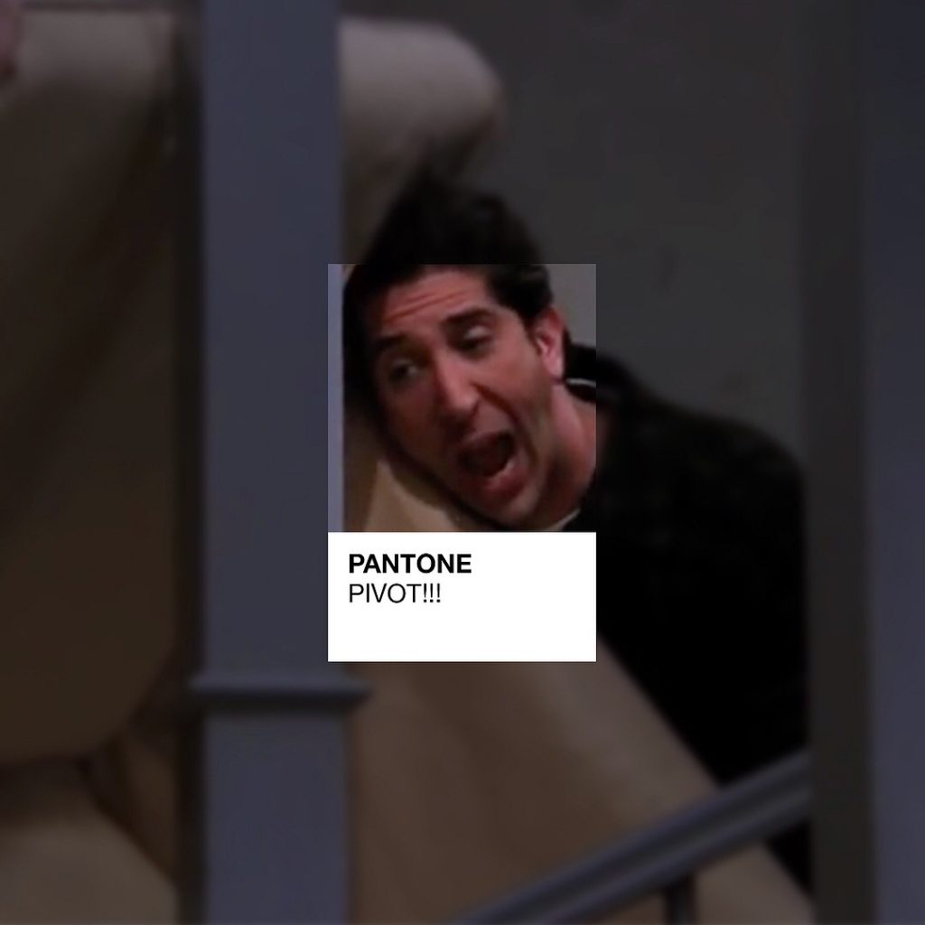Este diseñador recrea escenas de "Friends" en versión Pantone - La ...