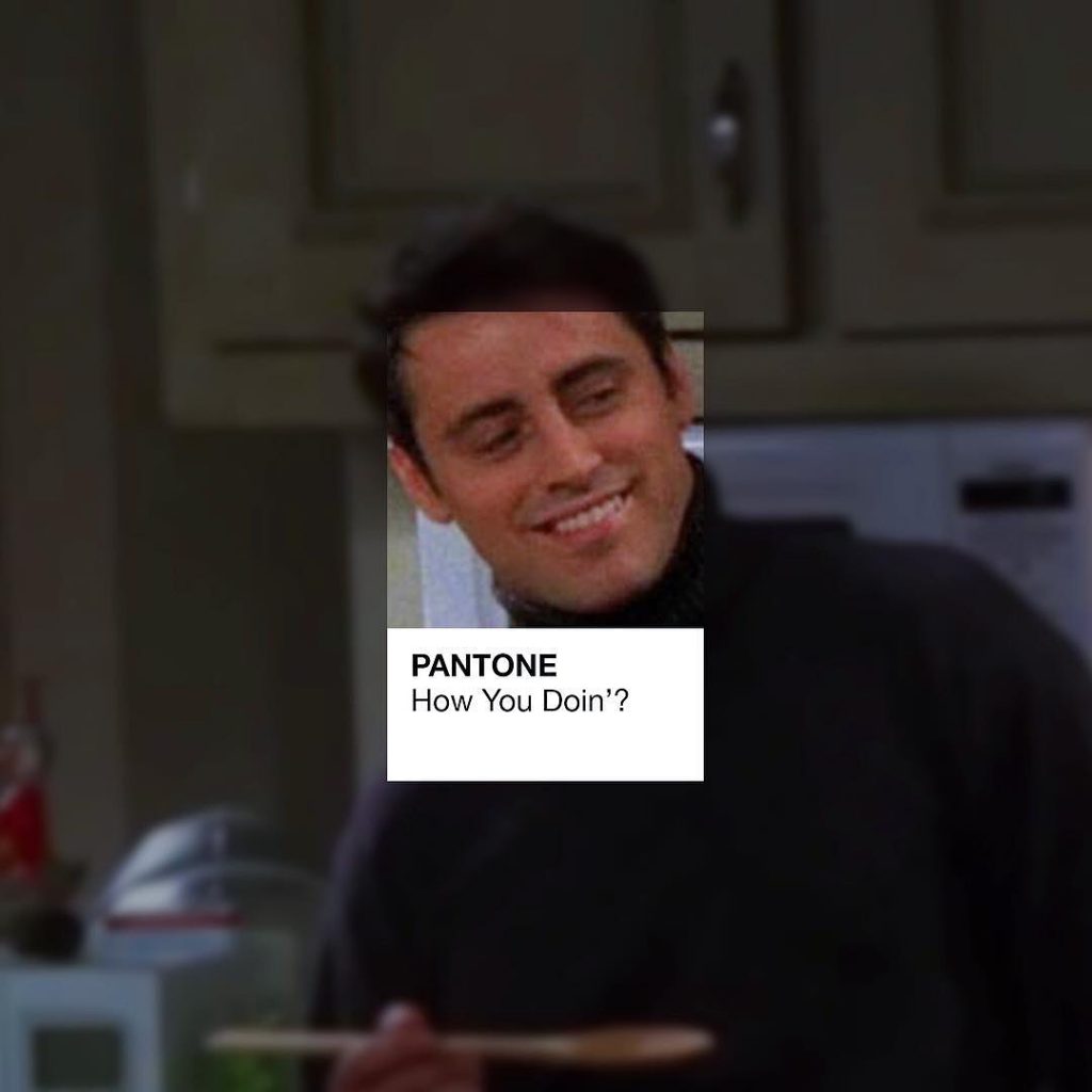 Este diseñador recrea escenas de "Friends" en versión Pantone - La ...