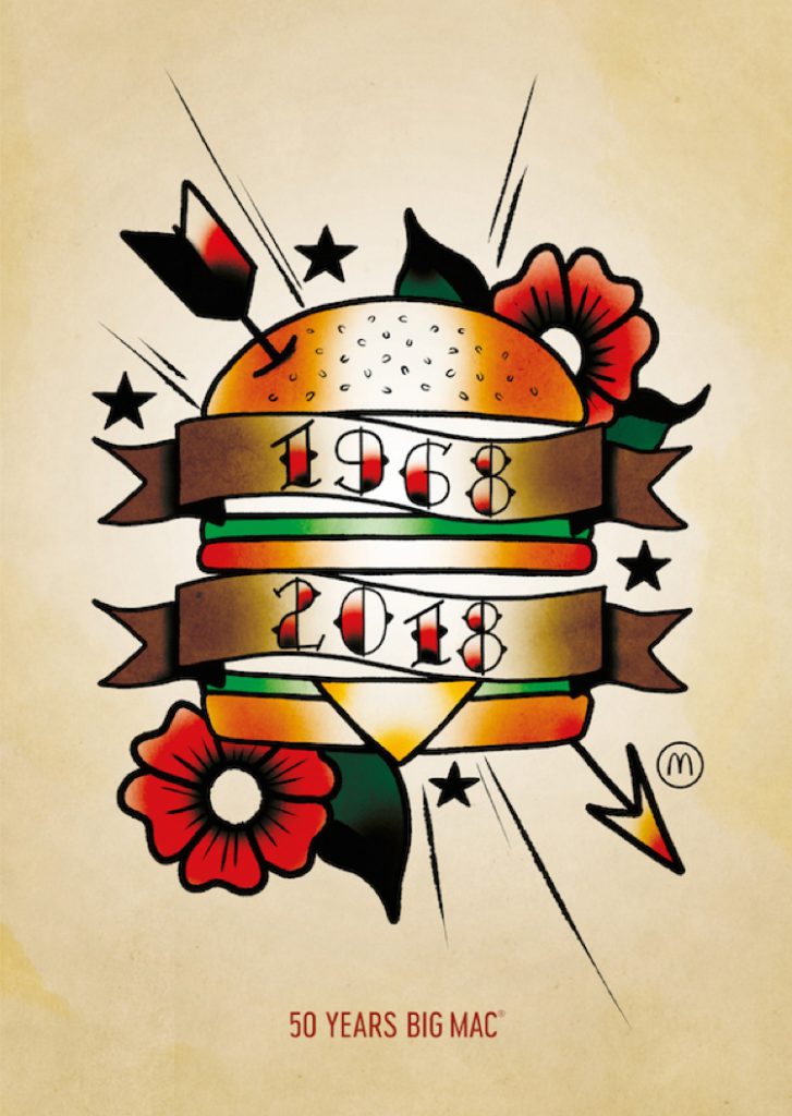McDonald's lanza una colección de pósters vintage para celebrar los 50 ...
