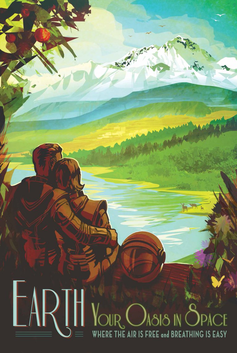 La NASA ha creado estos geniales pósters turísticos de los planetas del ...