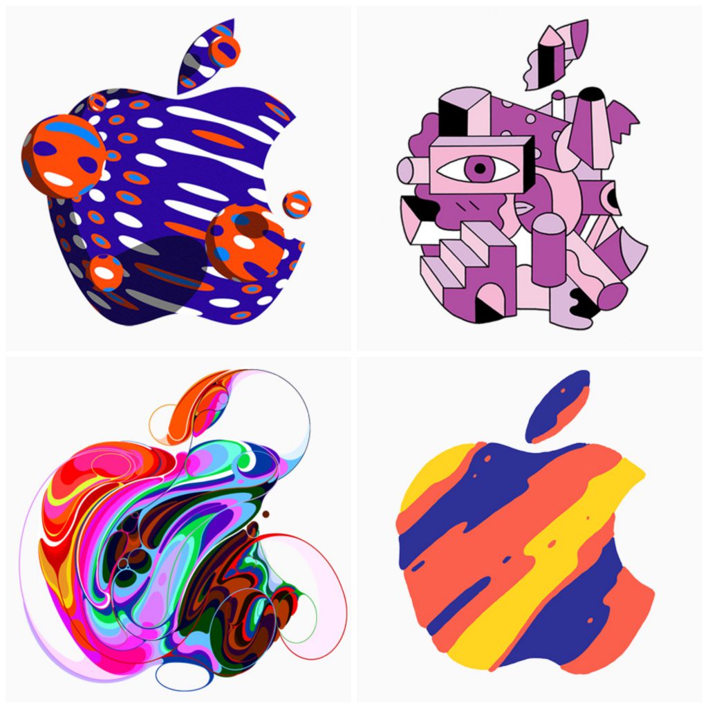 Apple "rediseña" su logotipo con 371 estilos diferentes para presentar ...