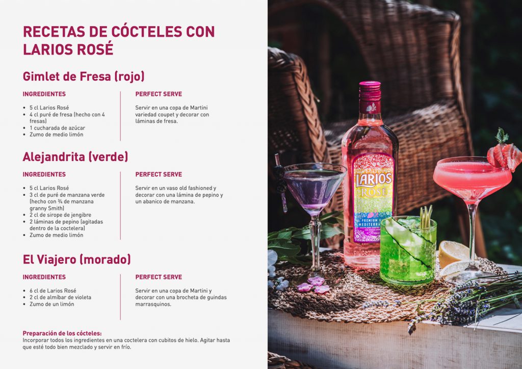 Larios celebra el Orgullo 2020 con una colección de coloridos cócteles ...