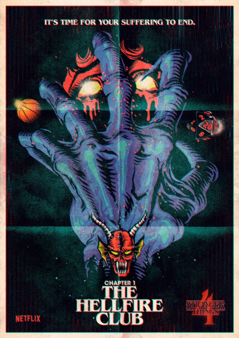 Somos muy fans de estos pósters ilustrados de Stranger Things 4 - La ...